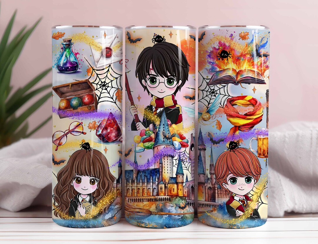 Magic Wizard Tumbler Wrap PNG, 20oz Skinny Tumbler, Wizard Tumbler Wrap ...