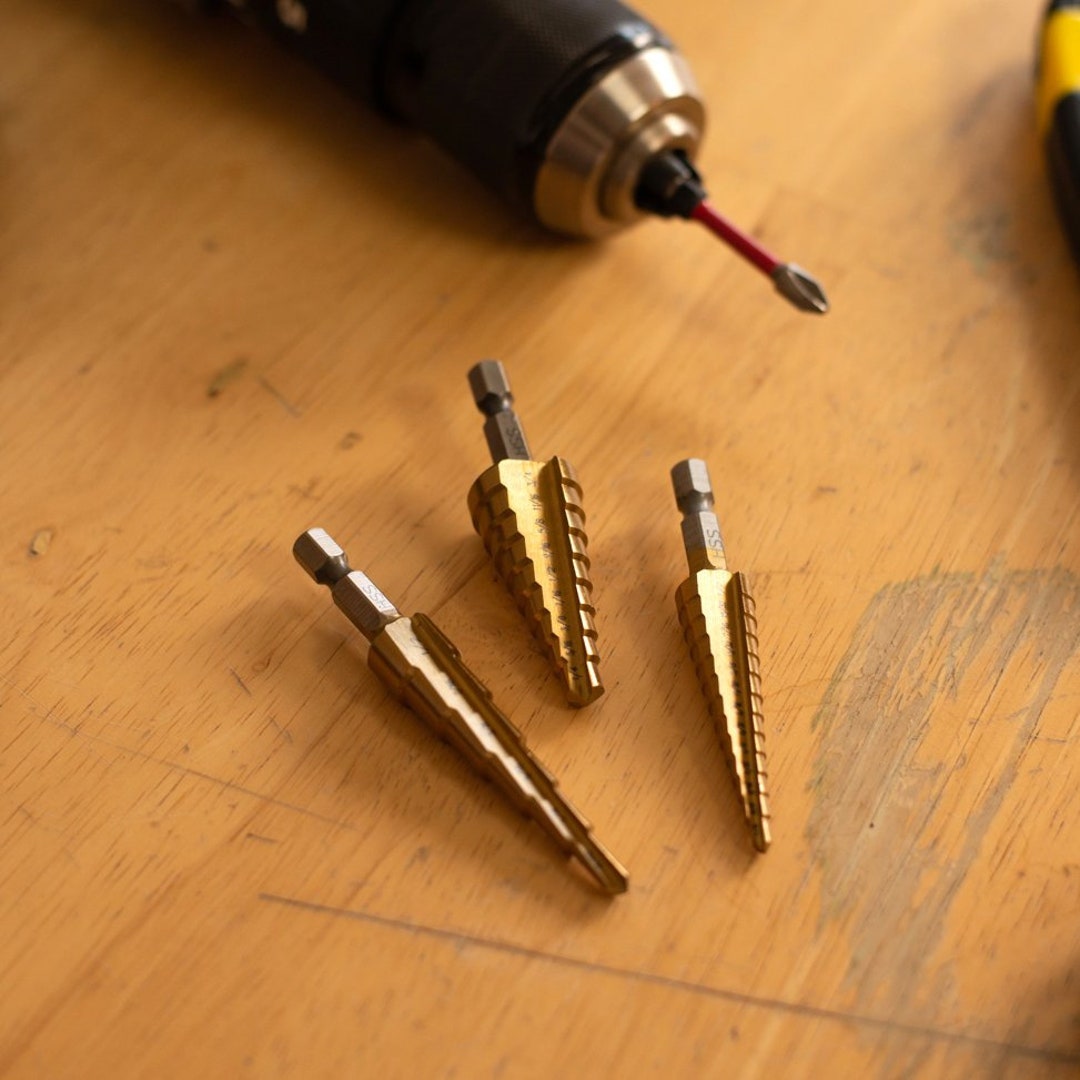 Universal Tool Assorted Titanium Coated High Speed Steel Step Drill ...