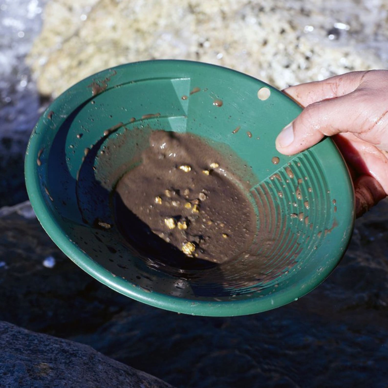 ASR Outdoor 8 Inch Gold Pan With Dual Riffles for Gold - Etsy
