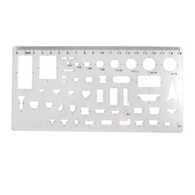 Fine Art Essentials Assorted Shapes Stencil Drawing - Etsy