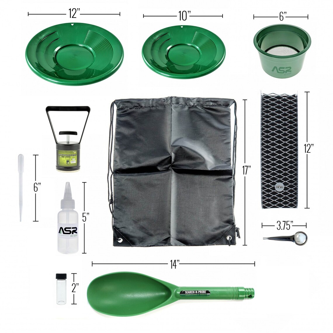 ASR Outdoor Complete Portable Travel Gold Panning Kit With - Etsy