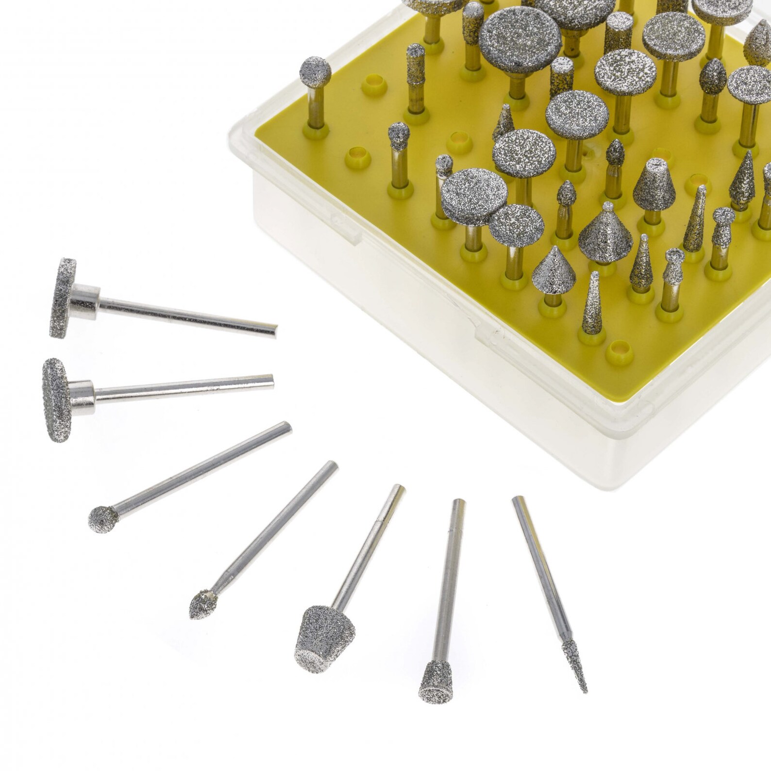 Universal Tool 50pc Diamond Burr Bit Set for Dremel Rotary - Etsy