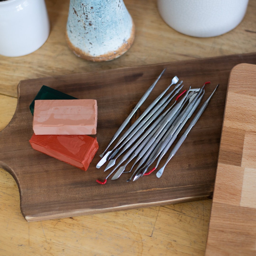 12pc Double Ended Stainless Steel Pick and Spatula Tool Set Craft ...