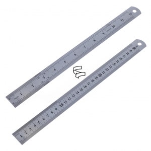 Universal Tool Stainless Steel Ruler With Metric and SAE - Etsy