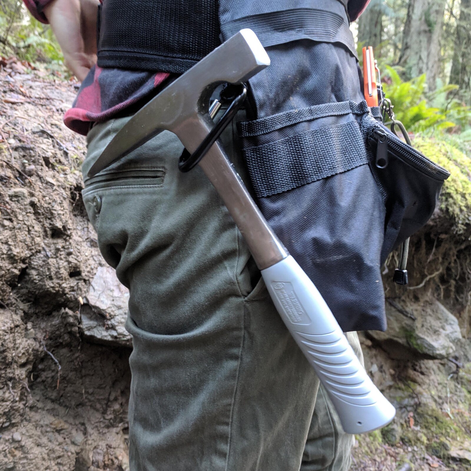 32oz Gold Rush Prospecting Ergonomic Stainless Steel Rock Pick Mining ...