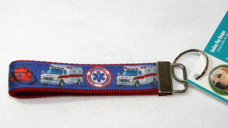 EMT / Paramedic Key Fob, Wristlet, Wrist Strap Key Chain - Etsy