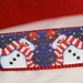 Jolly Snowmen Holiday Ribbon Dog Collar Adjustable With - Etsy