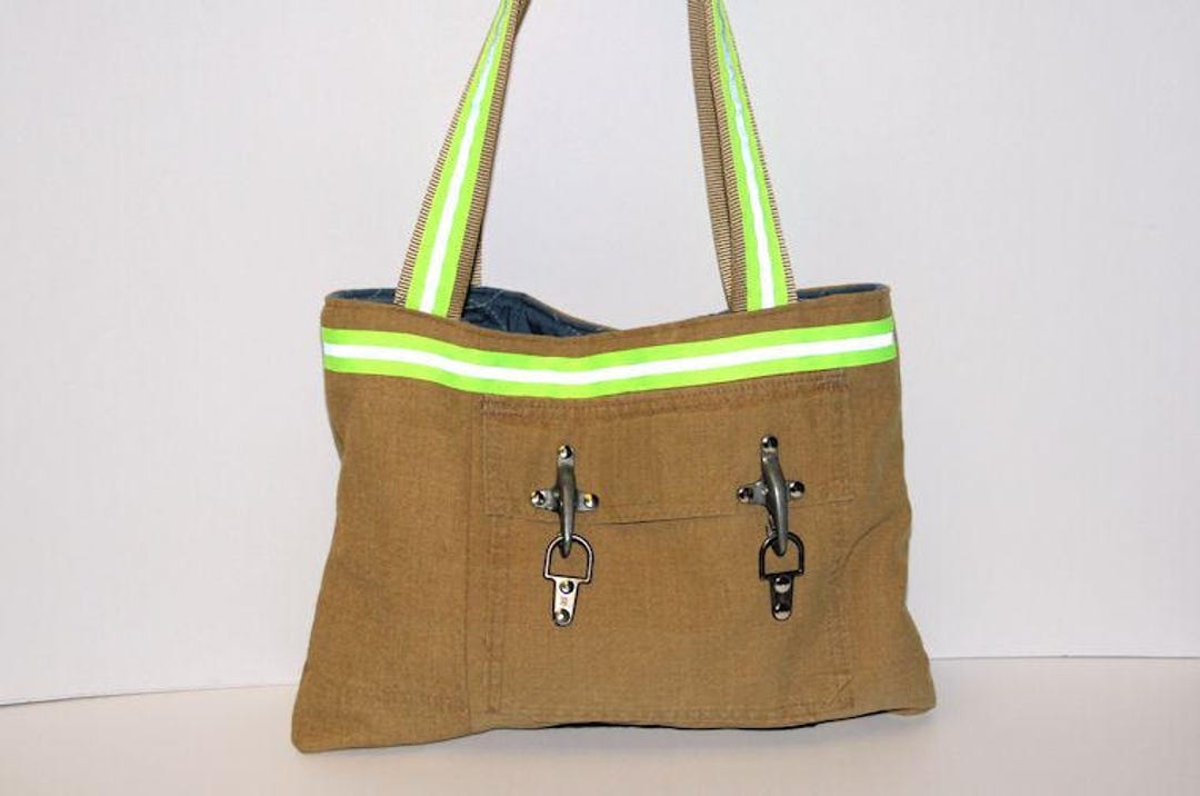 Firefighter Turnout Gear Bag, the "passport" Tote, Messenger Bag, Purse ...