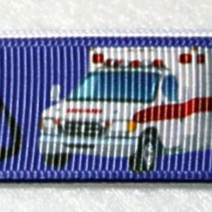 Emergency Services EMT Paramedic Ribbon Dog Collar With Optional Leash ...