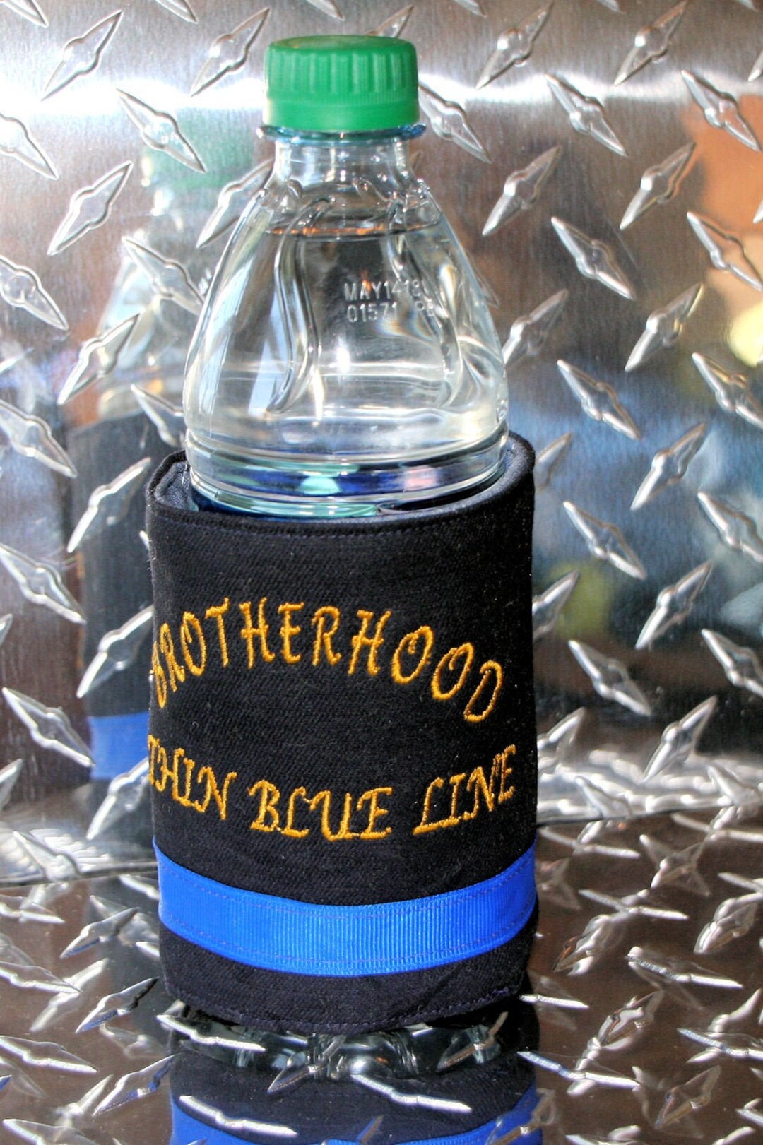 Thin Blue Line Brotherhood Can Holder, Law Enforcement Bottle Holder ...