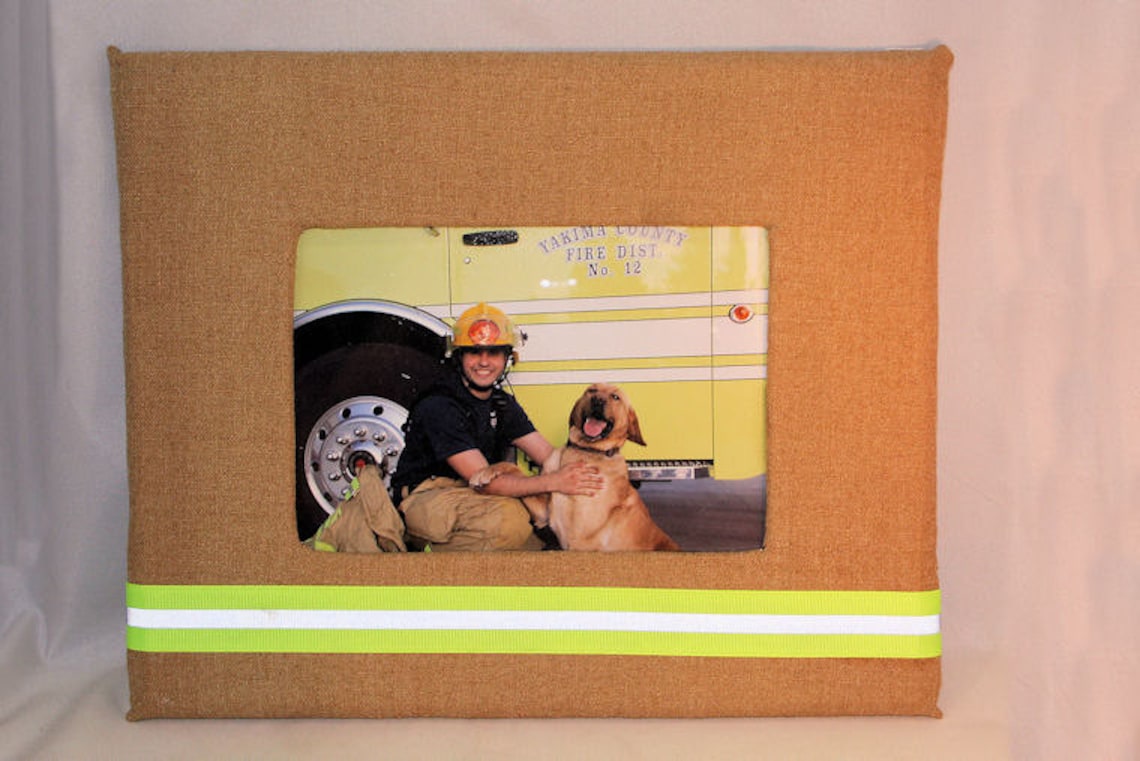 Firefighter Turnout Bunker Gear Photo Frame, Picture Frame 3 - Etsy