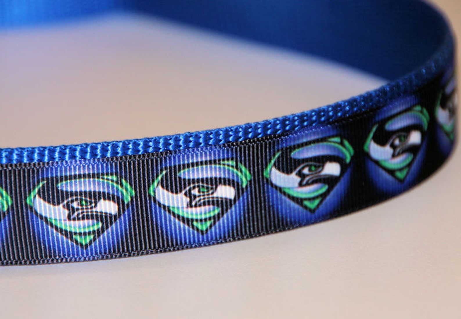 Seattle Seahawks Superhawk Adjustible or Martingale Dog Collar, With ...