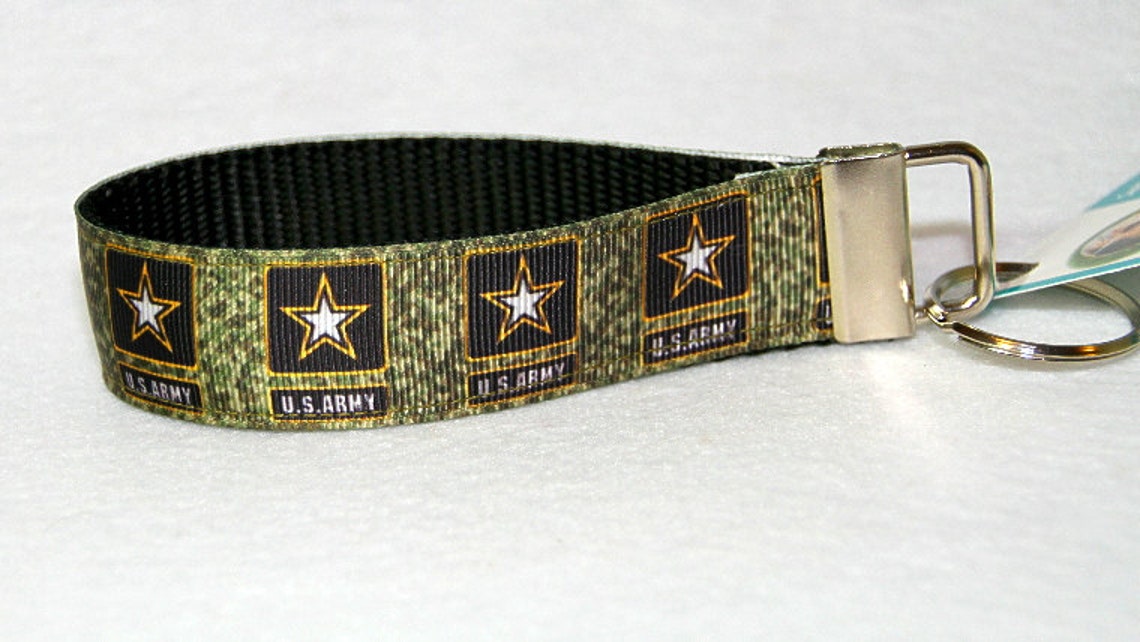 U.S. Army Key Fob, Military Key Chain - Etsy