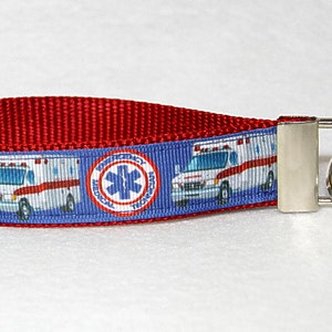 EMT / Paramedic Key Fob, Wristlet, Wrist Strap Key Chain - Etsy