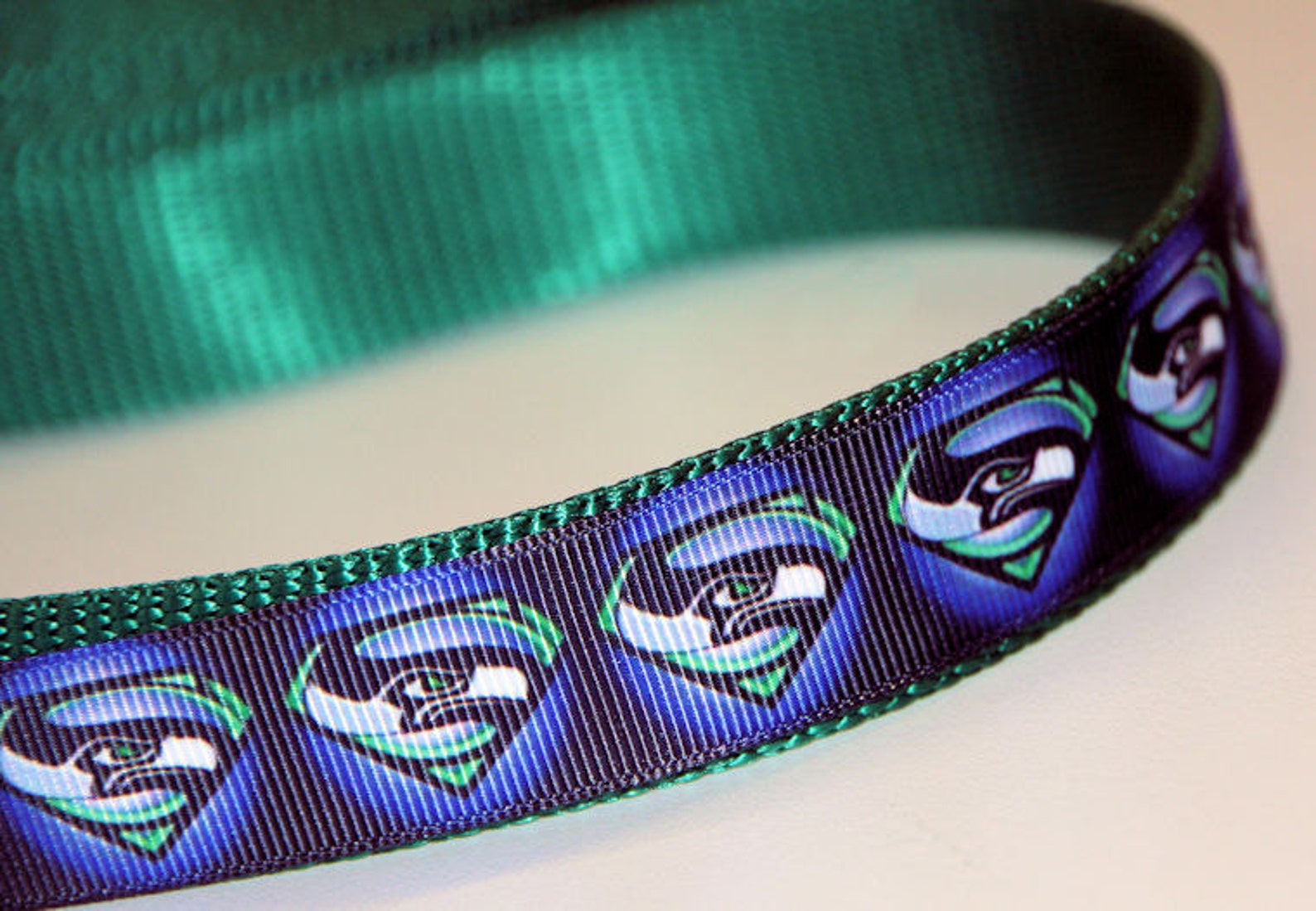 Seattle Seahawks Superhawk Adjustible or Martingale Dog Collar, With ...
