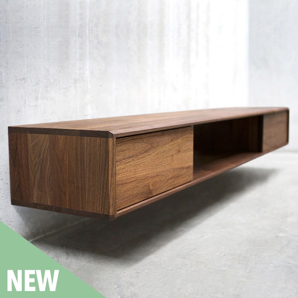 Floating Media Console - Etsy