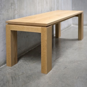 Solid White Oak Bench, Entryway Bench, Coffee Table - Etsy
