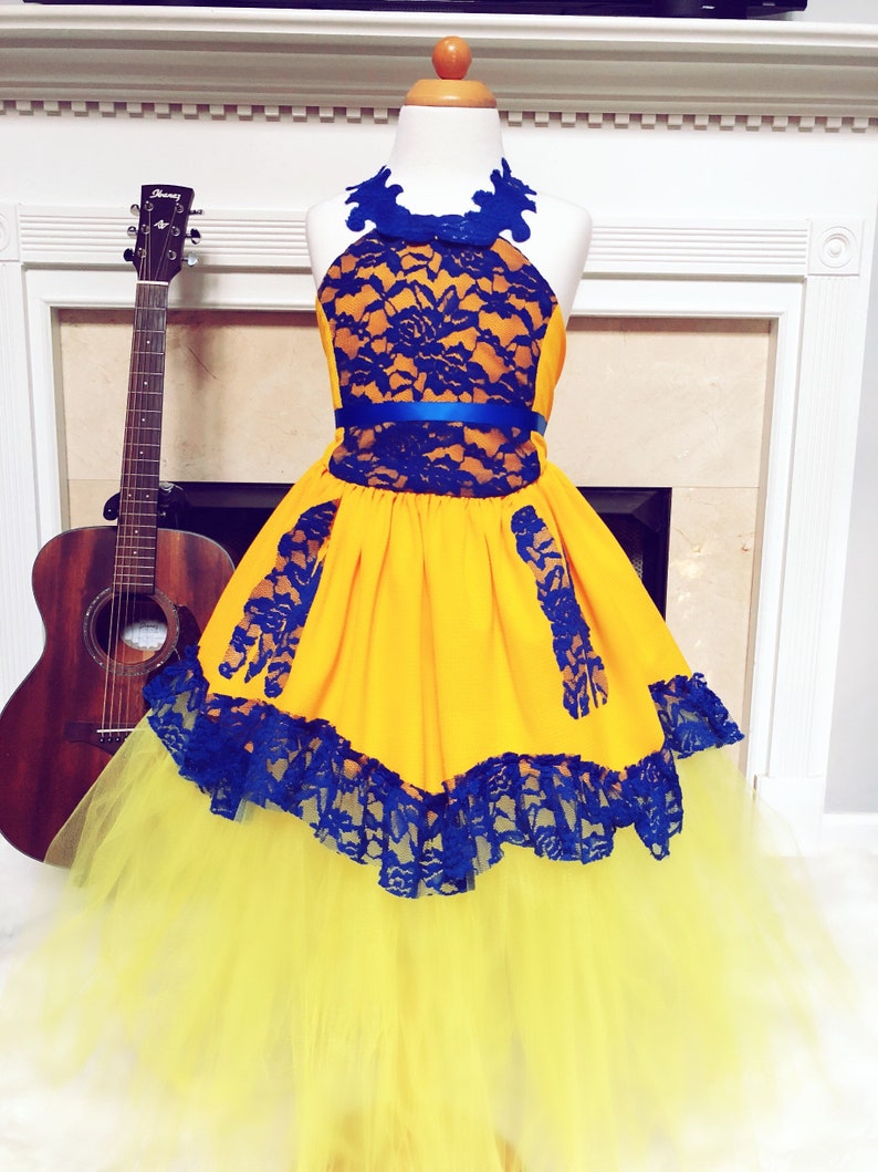 Mal descendants 2 costume Mal descendants 2 Coronation yellow | Etsy