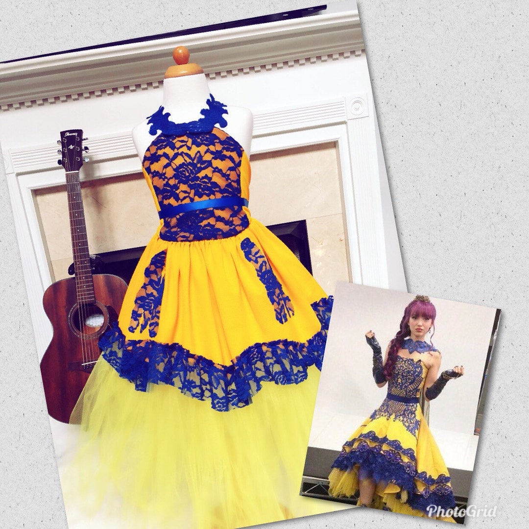 Mal Descendants 2 Costume Mal Descendants 2 Coronation Yellow Dress ...