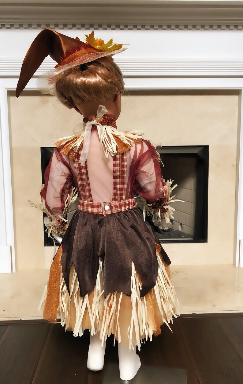 Scarecrow Costume Girls Scarecrow Outfit Halloween Scarecrown | Etsy