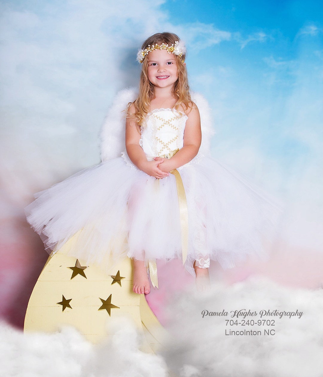 Angel Dress Angel Costume Angel Girls Outfit Angel Tutu Dress Angel ...