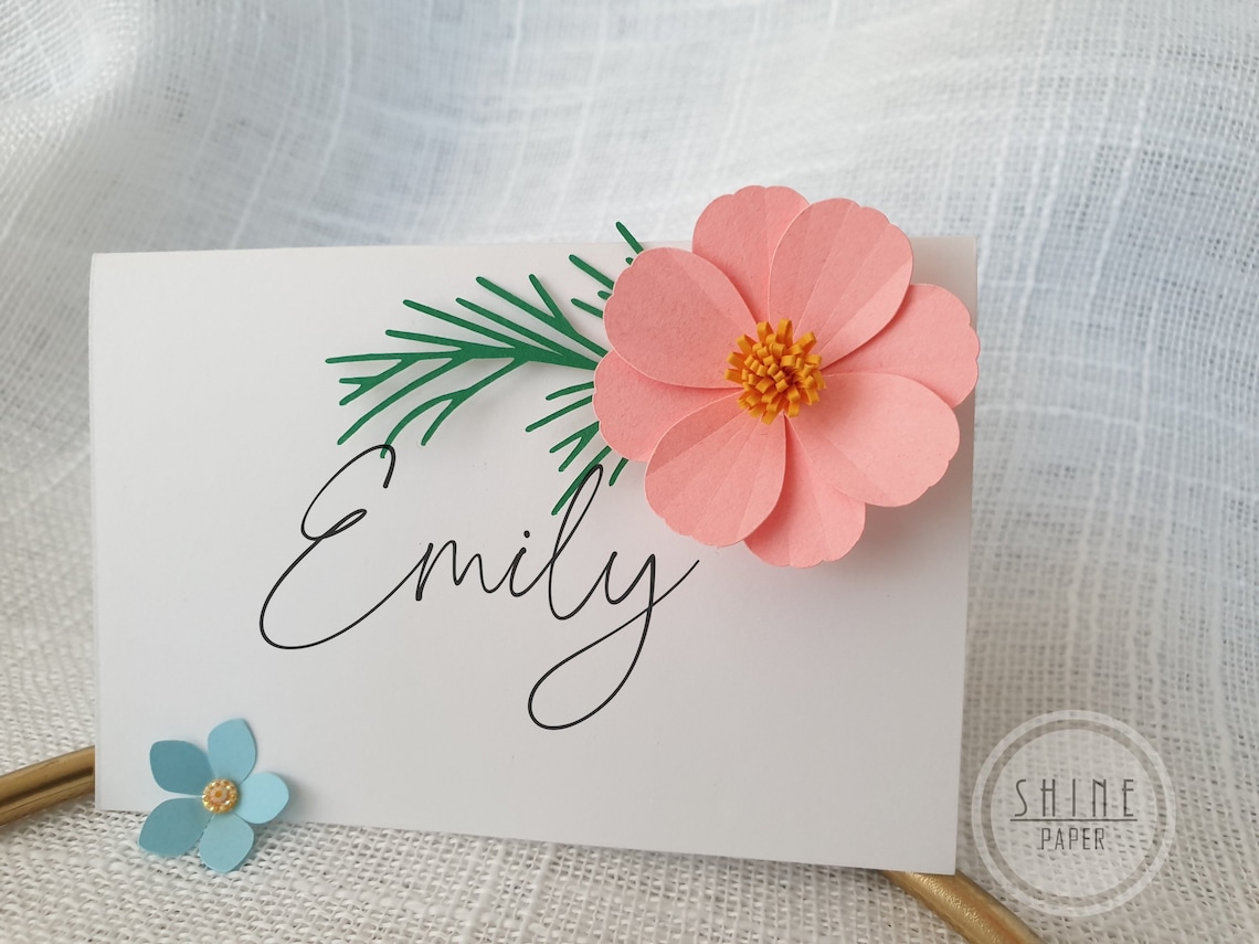 10 Small Handmade Paper Cosmos Flowers: Party & Wedding Decor - Etsy