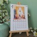 2024 Mini Desk Calendar, Interiors, A6 Calendar, With Easel, Birthday ...