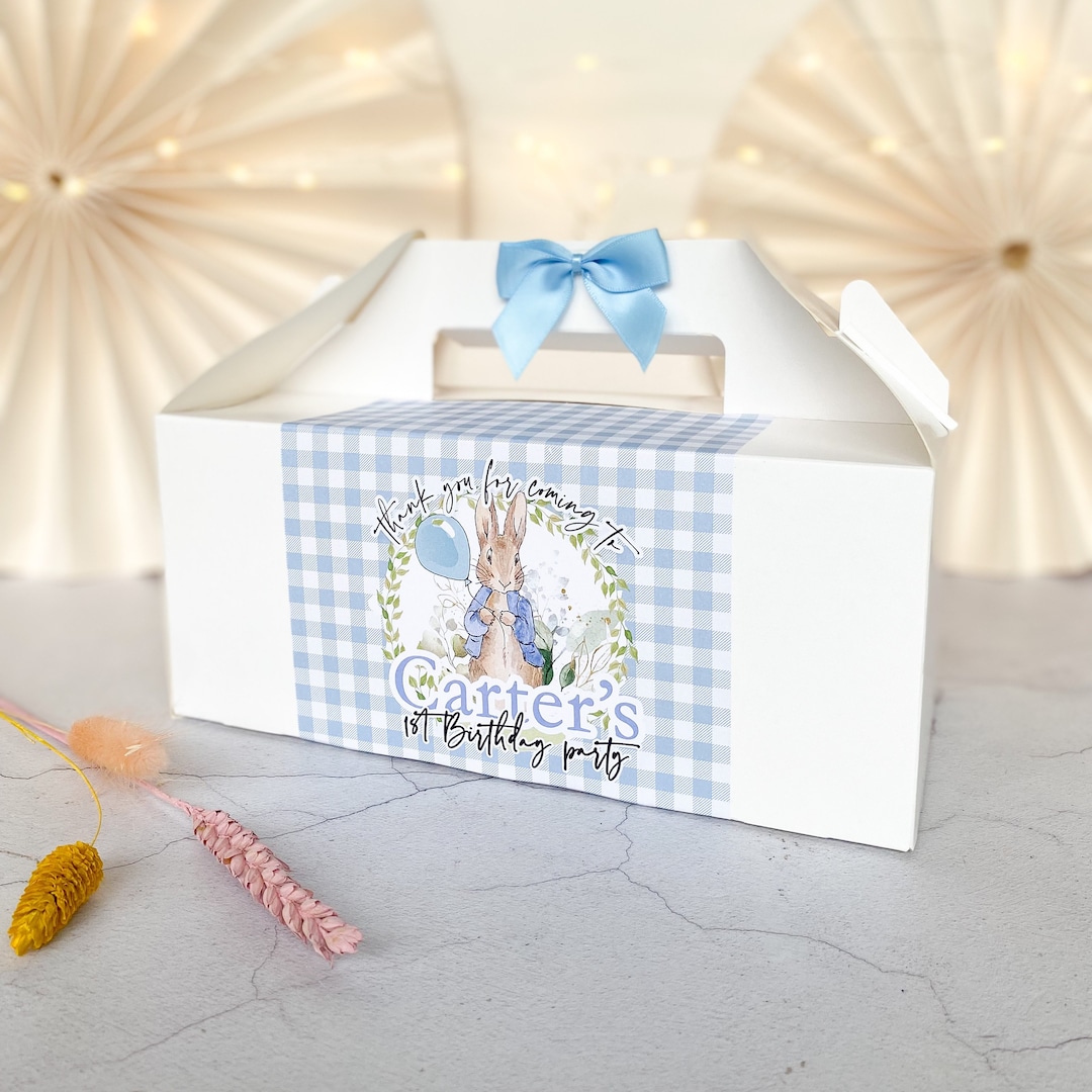 Personalised Childrens Gift Box | PETER RABBIT BIRTHDAY | Thank You ...