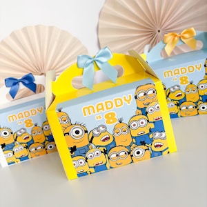 Personalised Birthday Party Activity Box | MINIONS | Childrens Gift ...