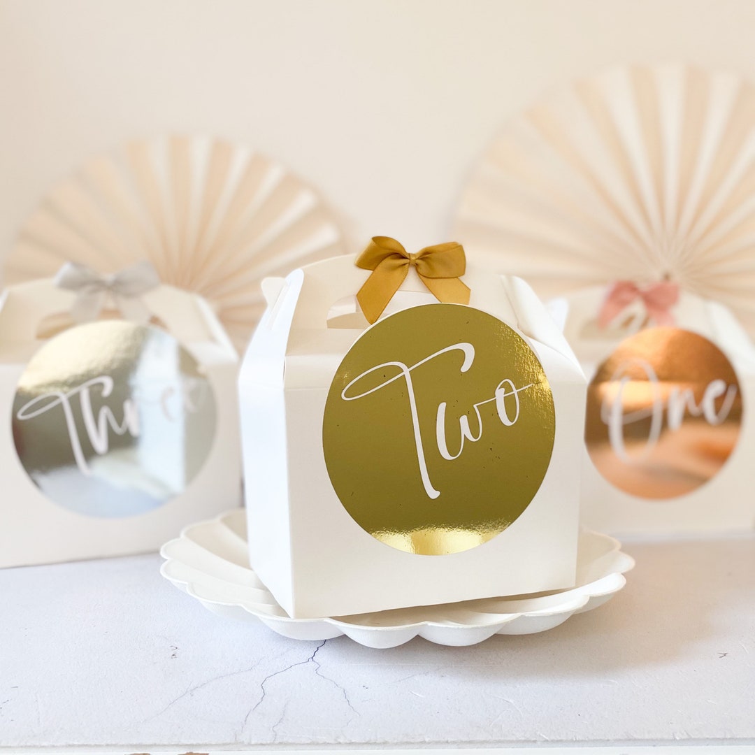 Children’s Party Box | FOIL AGE MILESTONE | Personalised Kids Meal ...