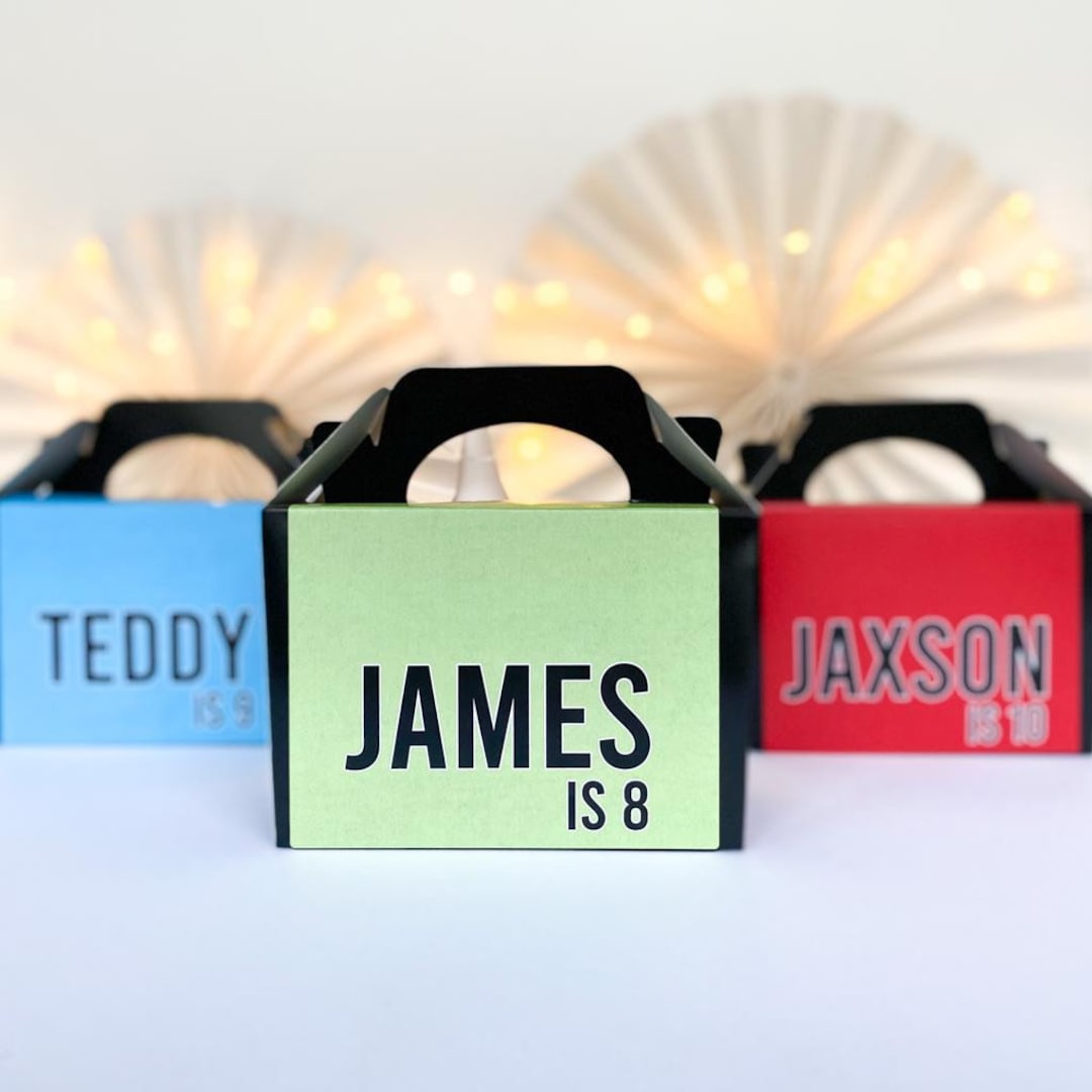 Children’s Party Box | PRIME | Personalised Kids Luxe Picnic Meal Boxes ...