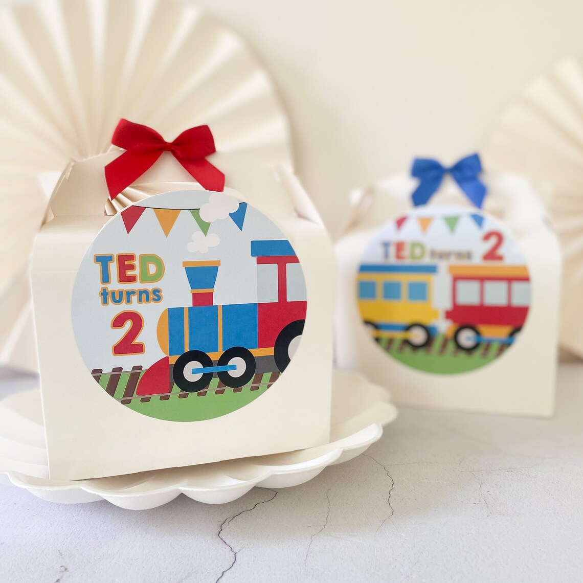 Children’s Party Box | BRIGHT TRAIN | Personalised Kids Luxe Picnic ...