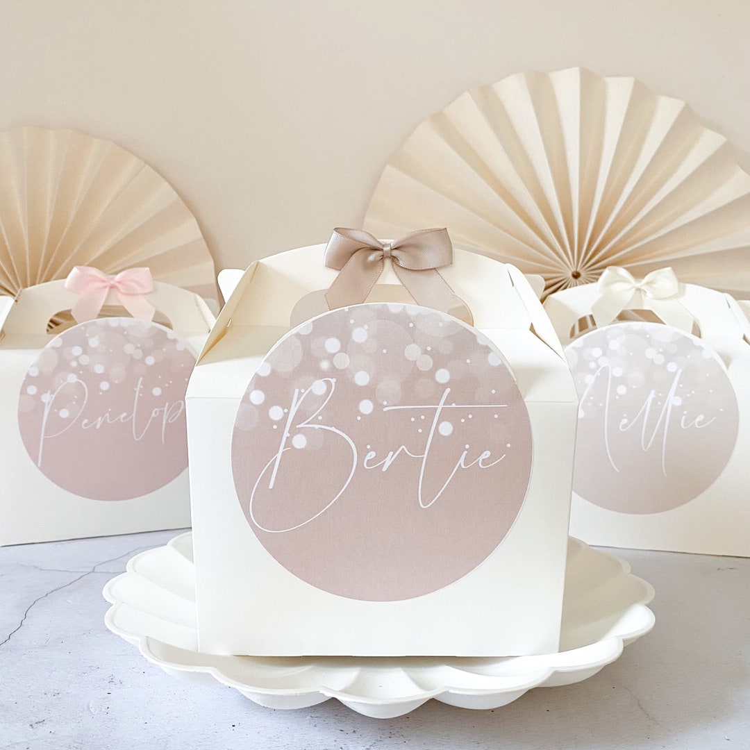 Personalised Childrens Gift Box | NEUTRAL CONFETTI LIGHTS | Thank You ...