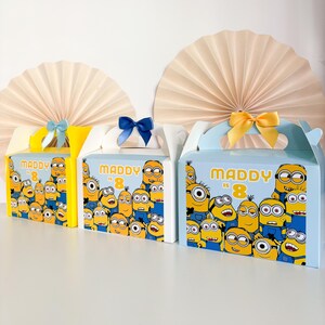 Personalised Birthday Party Activity Box | MINIONS | Childrens Gift ...