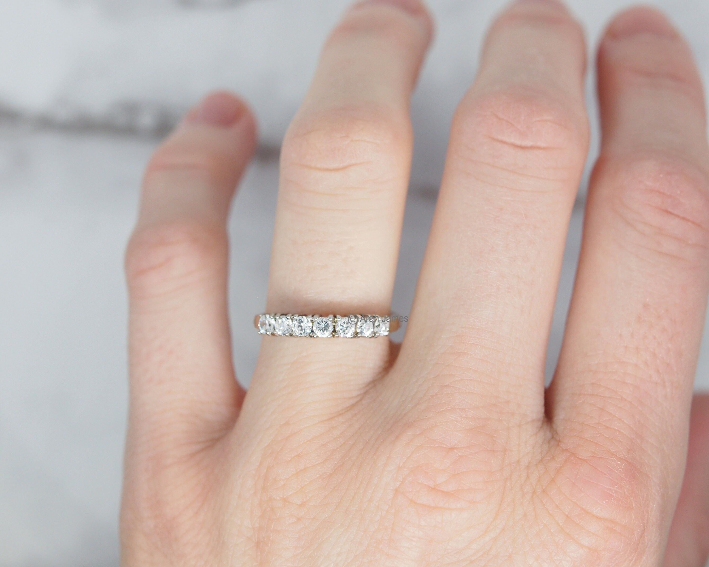 HELENA 0.50ct Diamond Ring in Rose Gold Yellow Gold White | Etsy