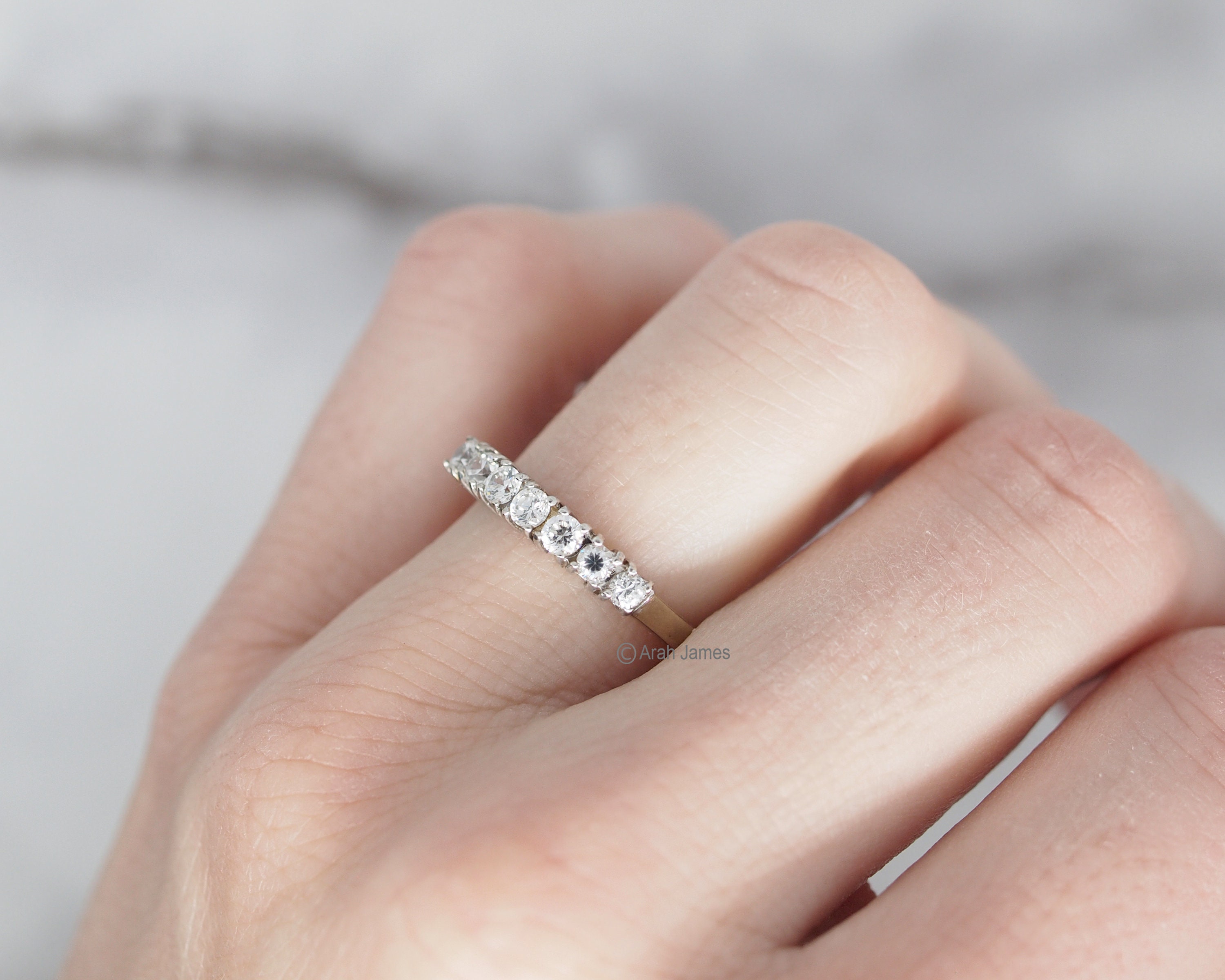 HELENA 0.50ct Diamond Ring in Rose Gold Yellow Gold White | Etsy