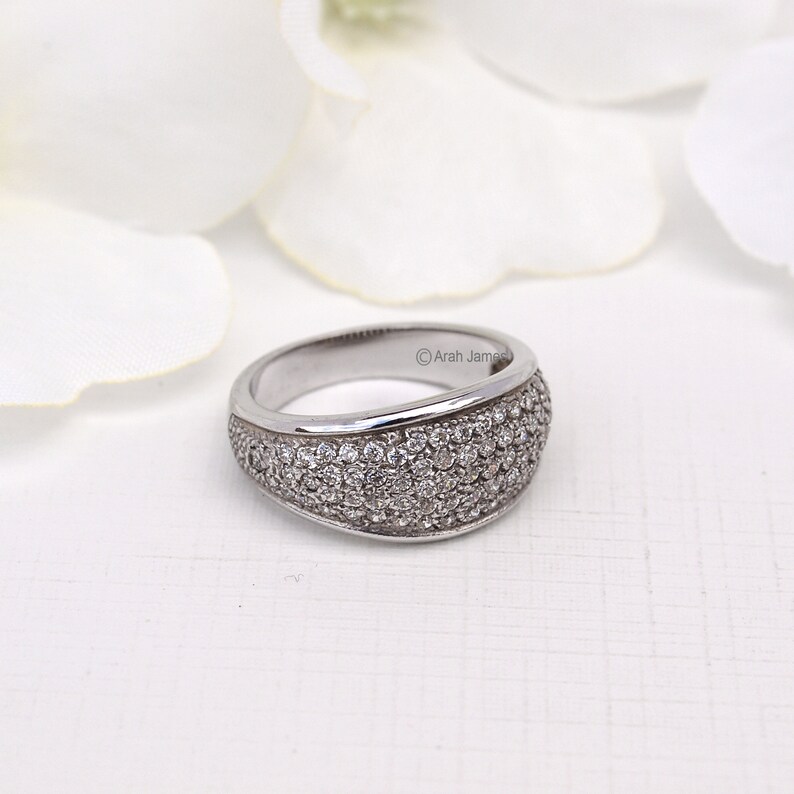 SAIGE Diamond Statement Ring in Rose Gold Yellow Gold | Etsy