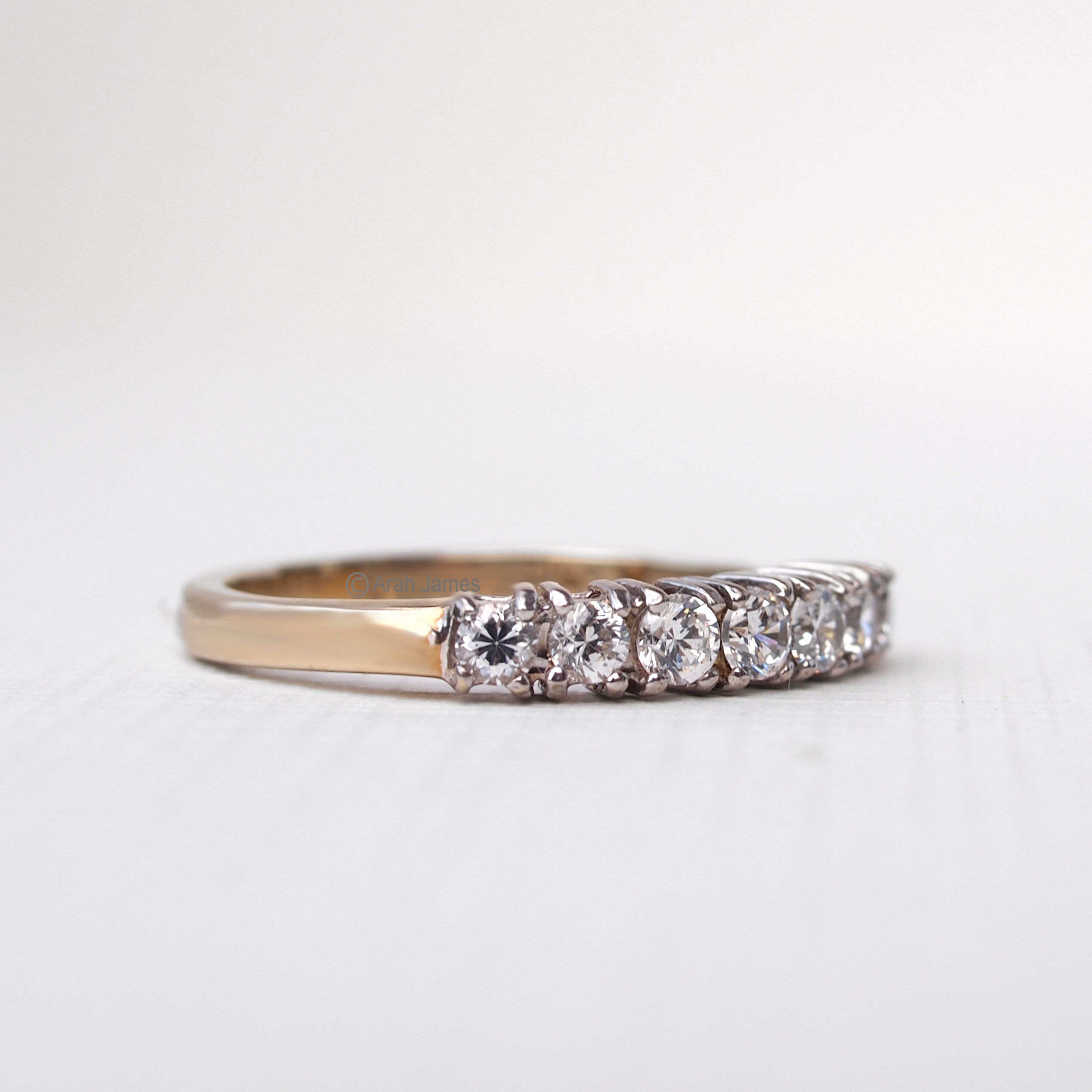 HELENA 0.50ct Diamond Ring in Rose Gold Yellow Gold White | Etsy