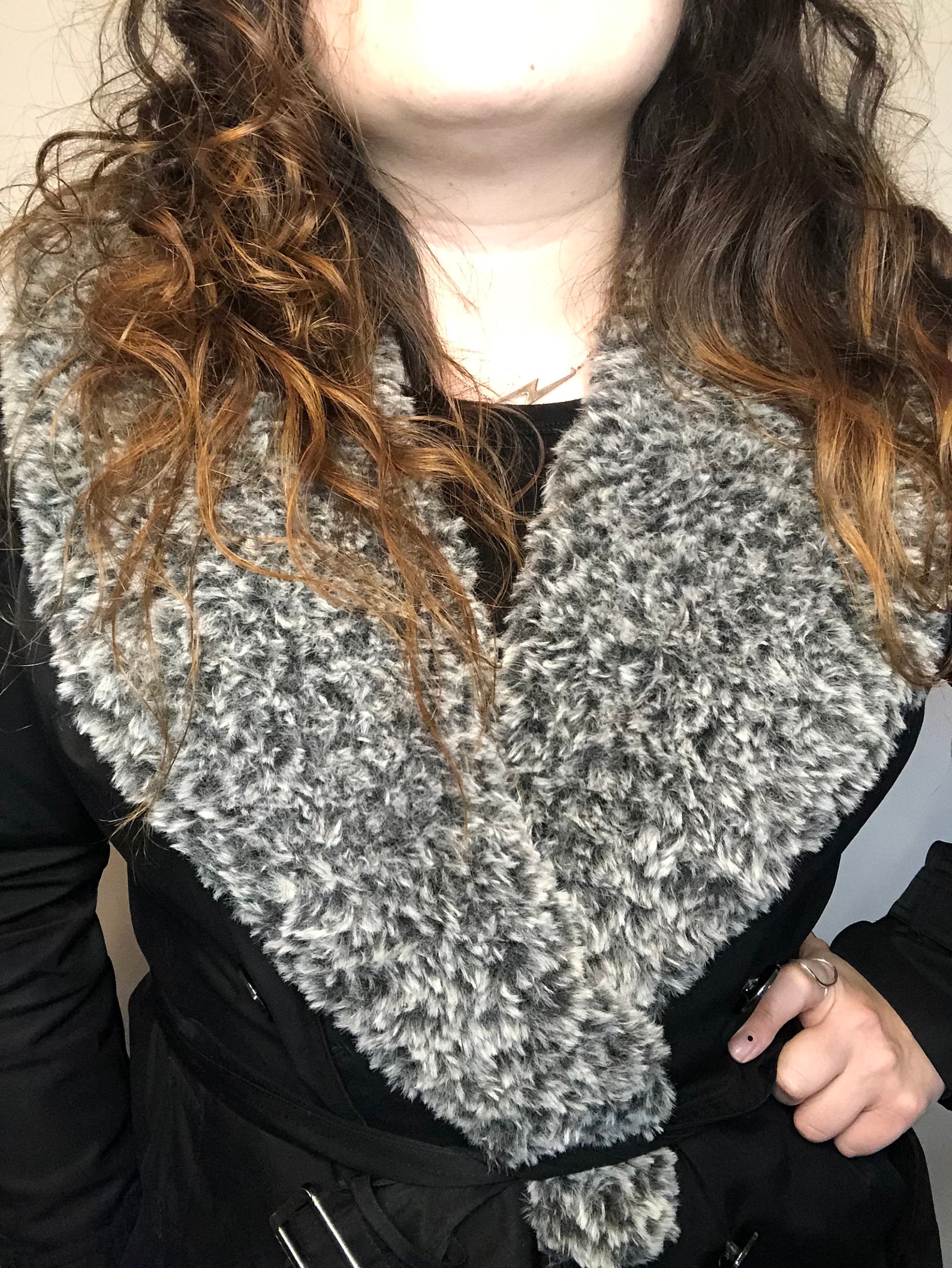 Thuriel Stole Faux Fur Crochet Pattern - Fur Collar - Retro Faux Fur ...