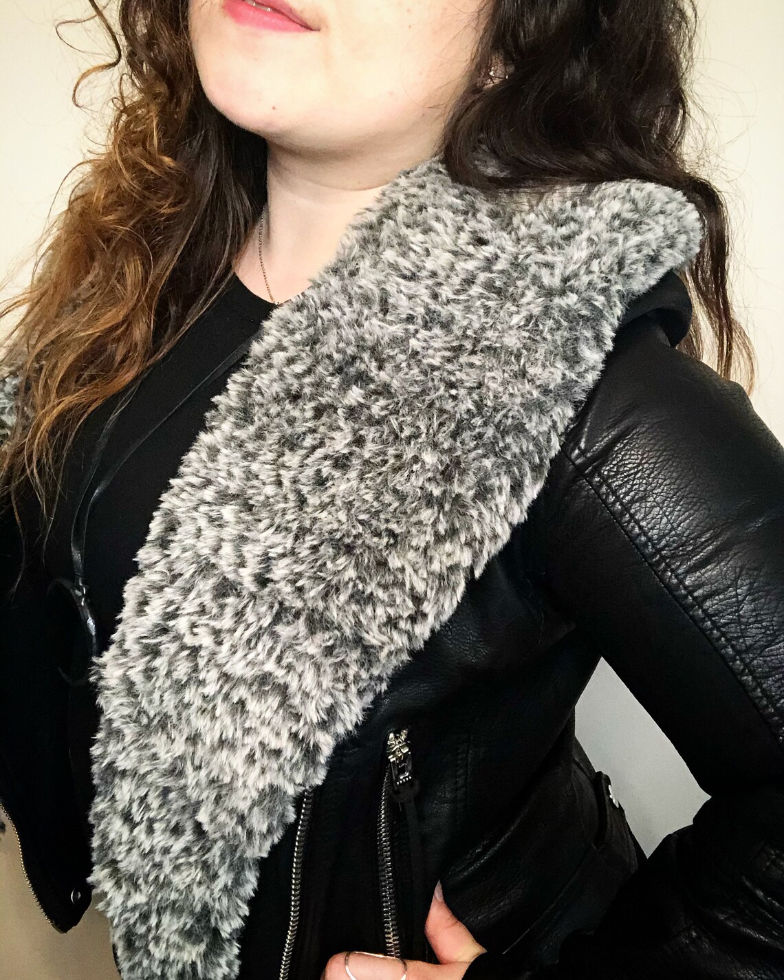 Thuriel Stole Faux Fur Crochet Pattern - Fur Collar - Retro Faux Fur ...