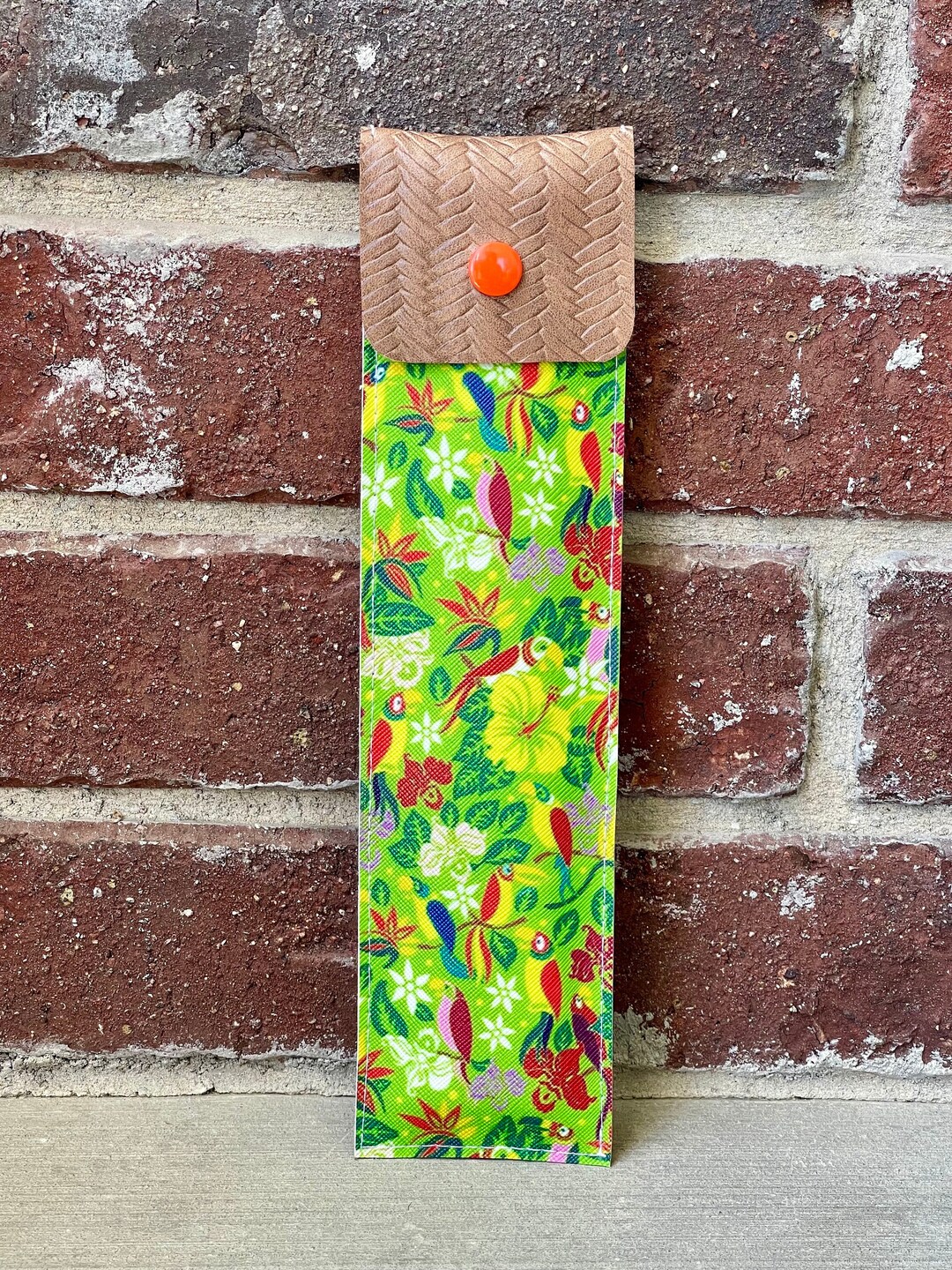 Reusable Straw Pouch Disney Park Accessories Tiki Room Inspired Tiki ...