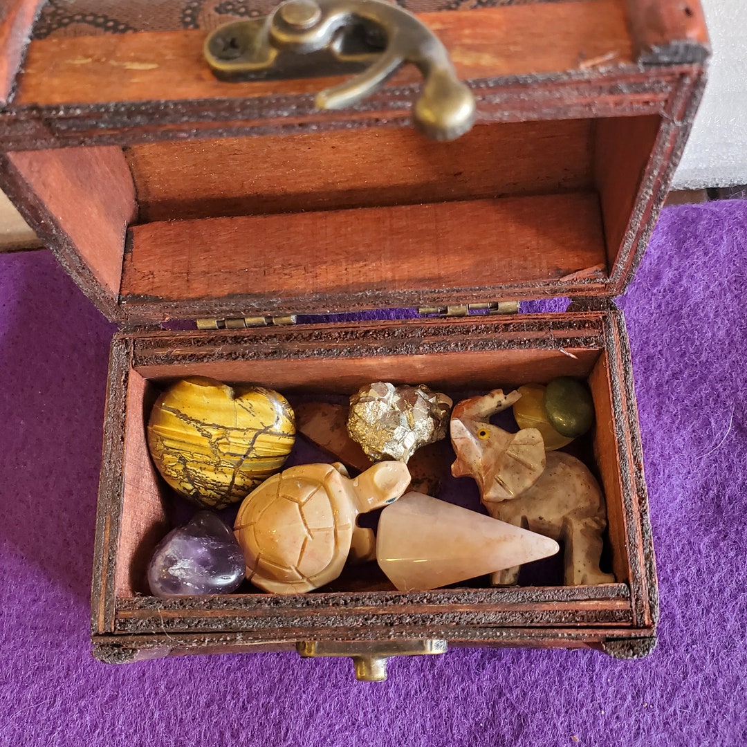 A Prosperity Chest of Gemstones - Etsy
