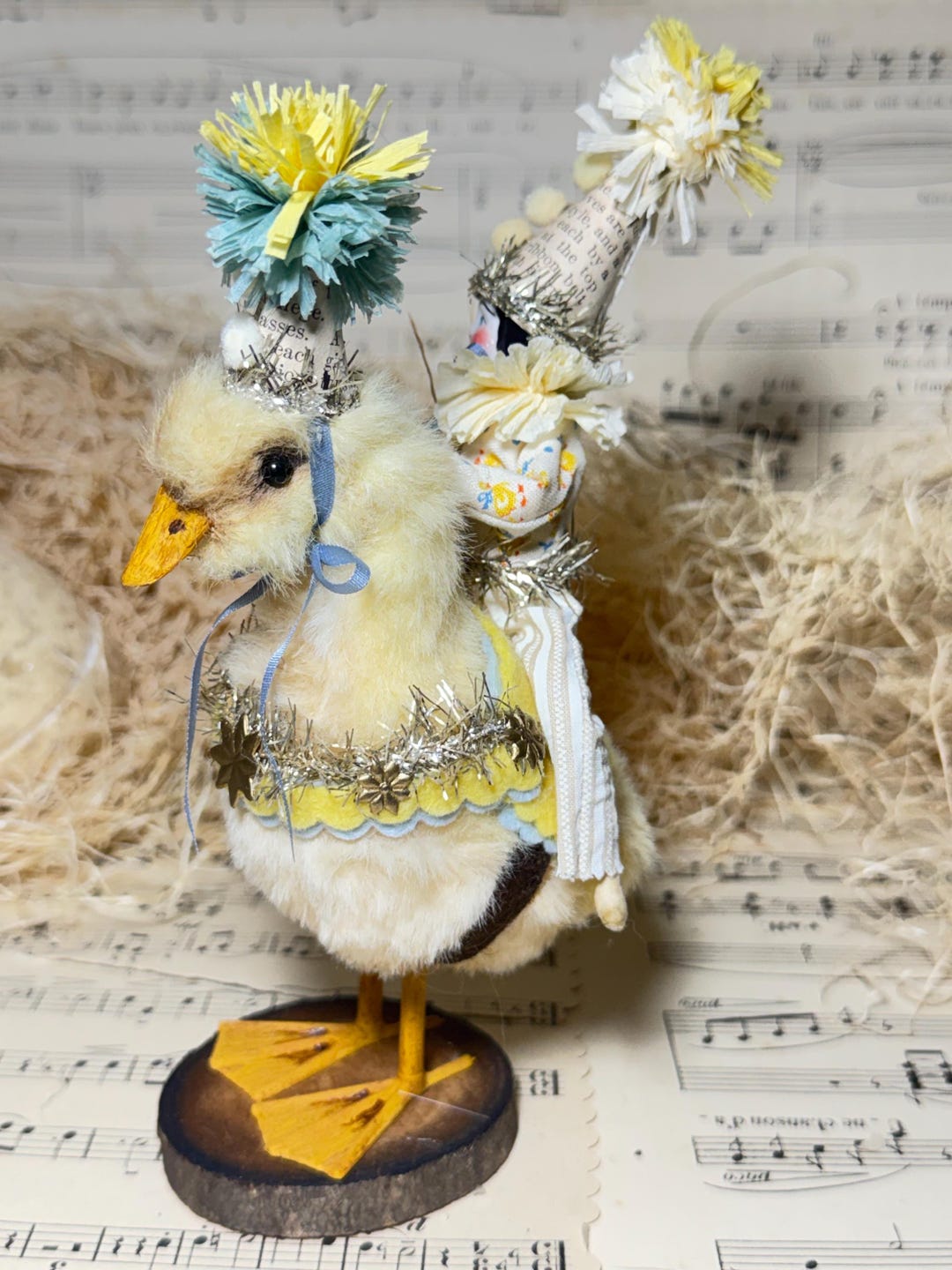Vintage Style Spring Easter Doll Cotton Batting Susan Arnot Doll on ...