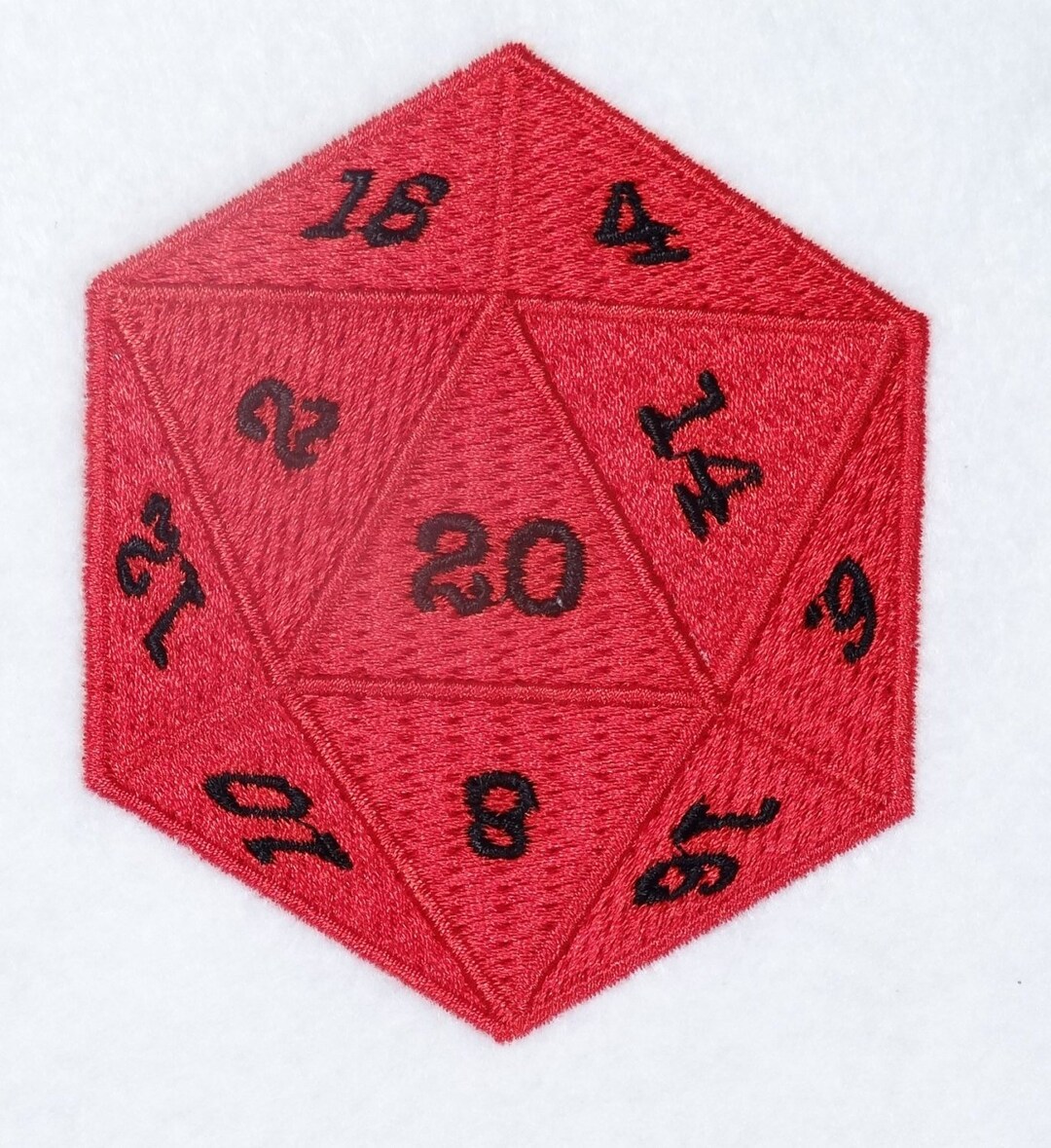 D20 Dice Patch 80mm (3.14 Inch) - Etsy