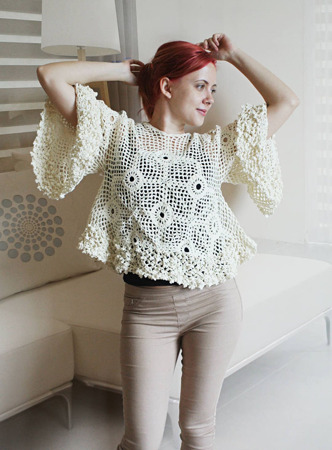CROCHET PATTERN Crochet Top Pattern Blouse Pattern Crochet - Etsy