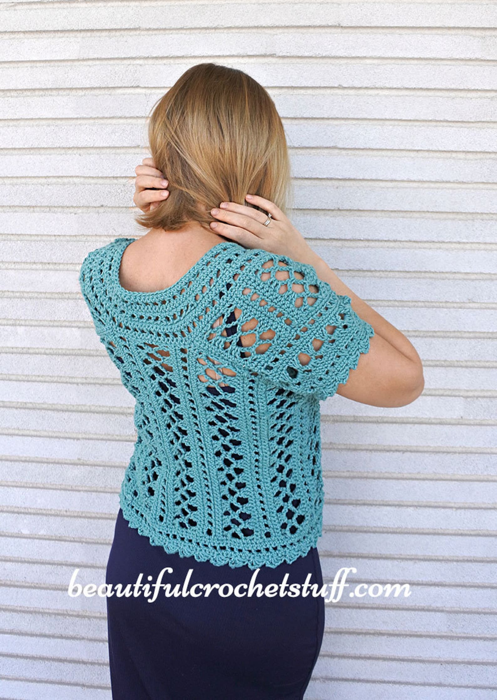 Crochet Lace Cardigan Pattern - Etsy