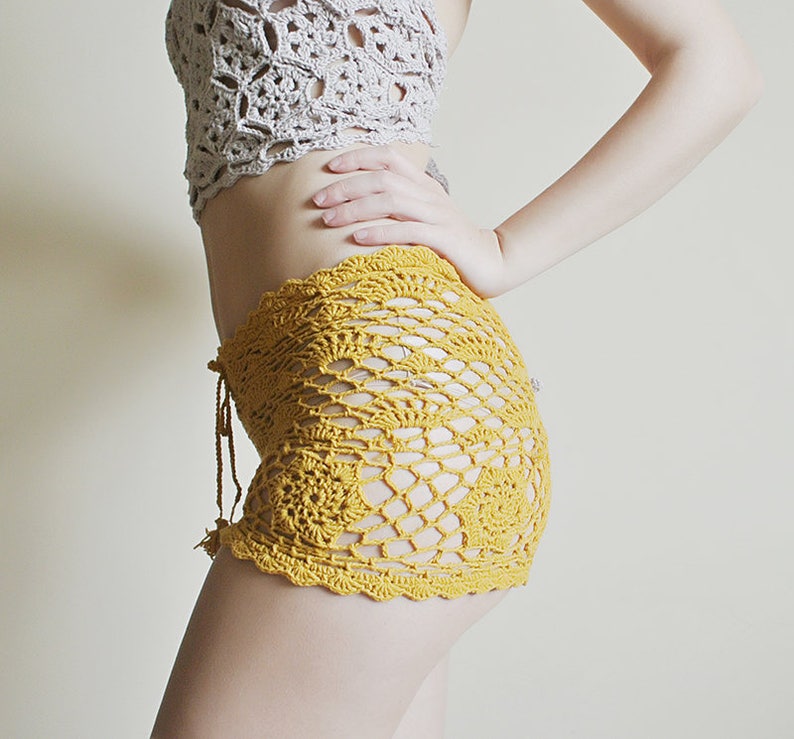 Crochet Pattern Crochet Shorts Pattern Lace Shorts Beach Etsy