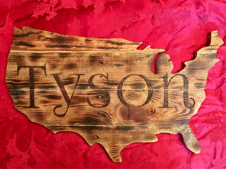 American wood sign | Etsy