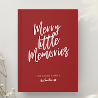 Heirloom Christmas Memory Book / Christmas Memories Watercolor - Etsy