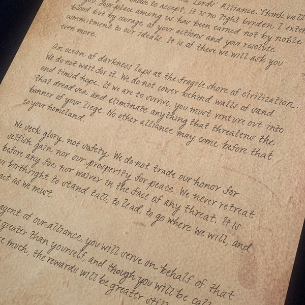 Dungeons and Dragons Letter - Etsy